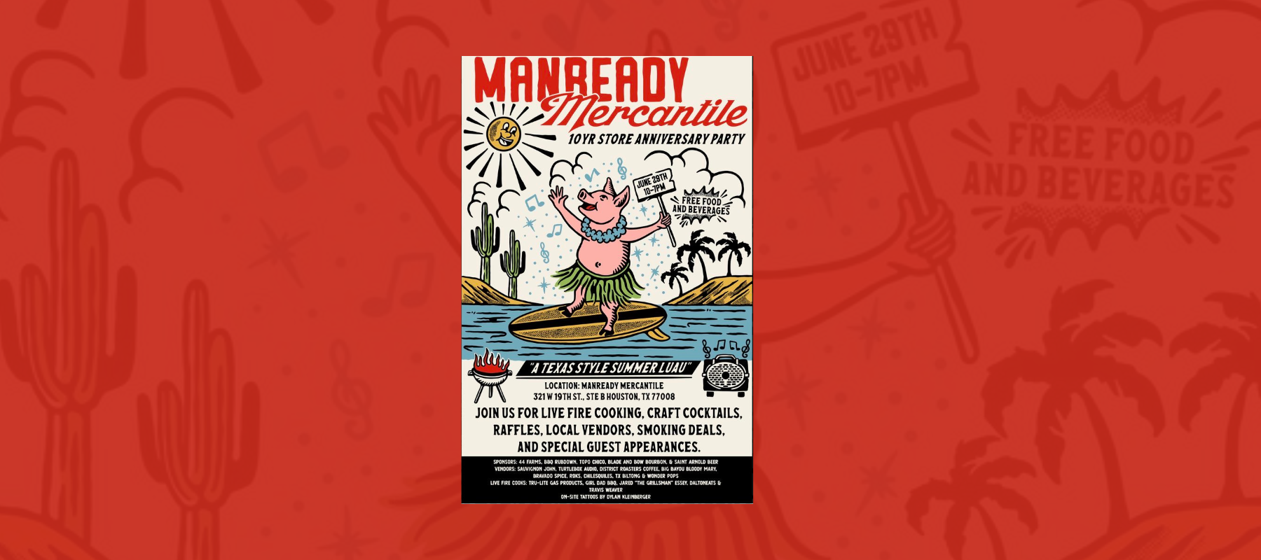 Manready Mercantile's 10-Year Anniversary Party
