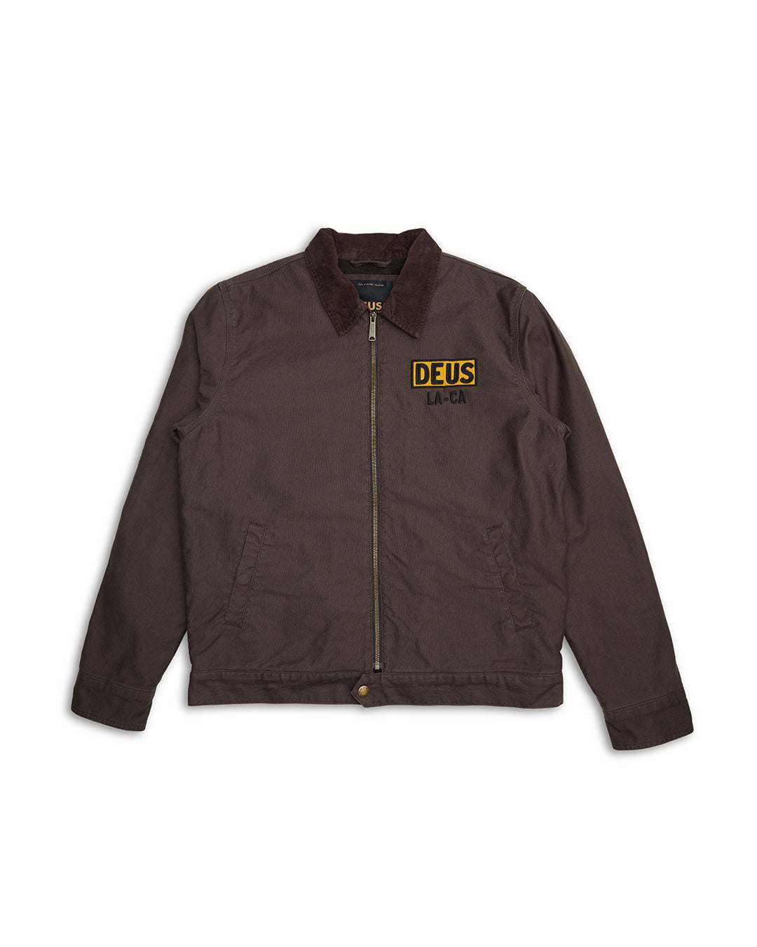 Deus Super Stitious Jacket Chocolate Brown
