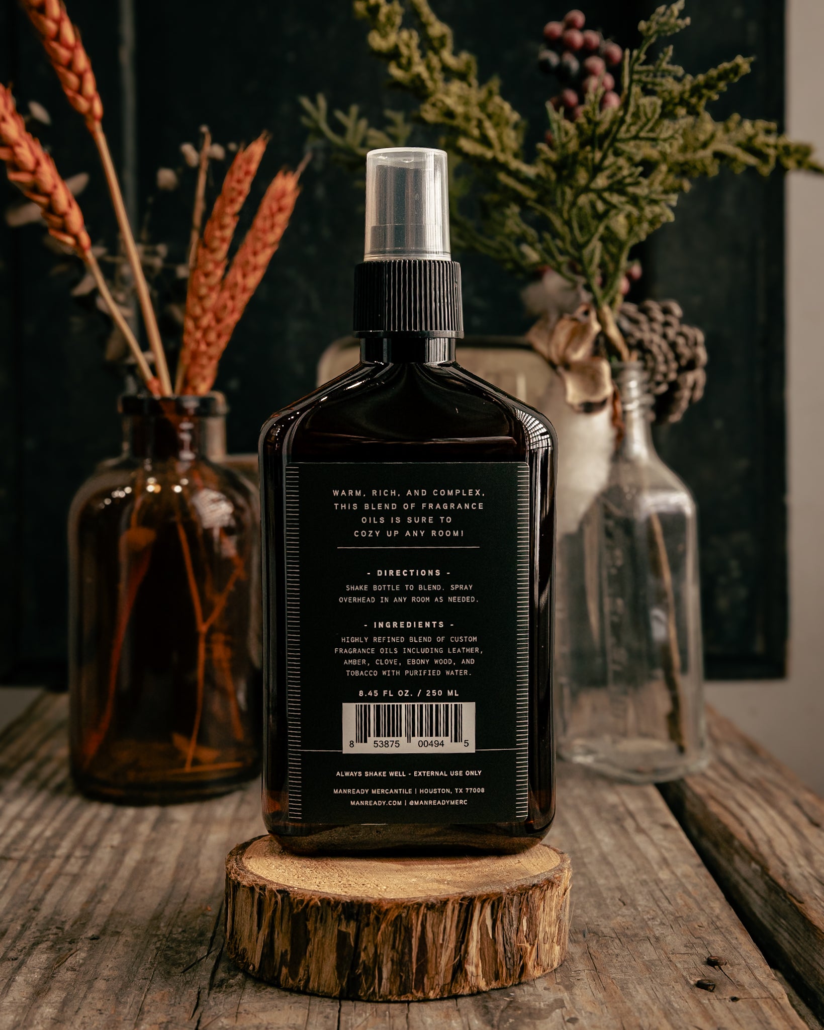 Room Spray | Labdanum + Leather | Manready Mercantile