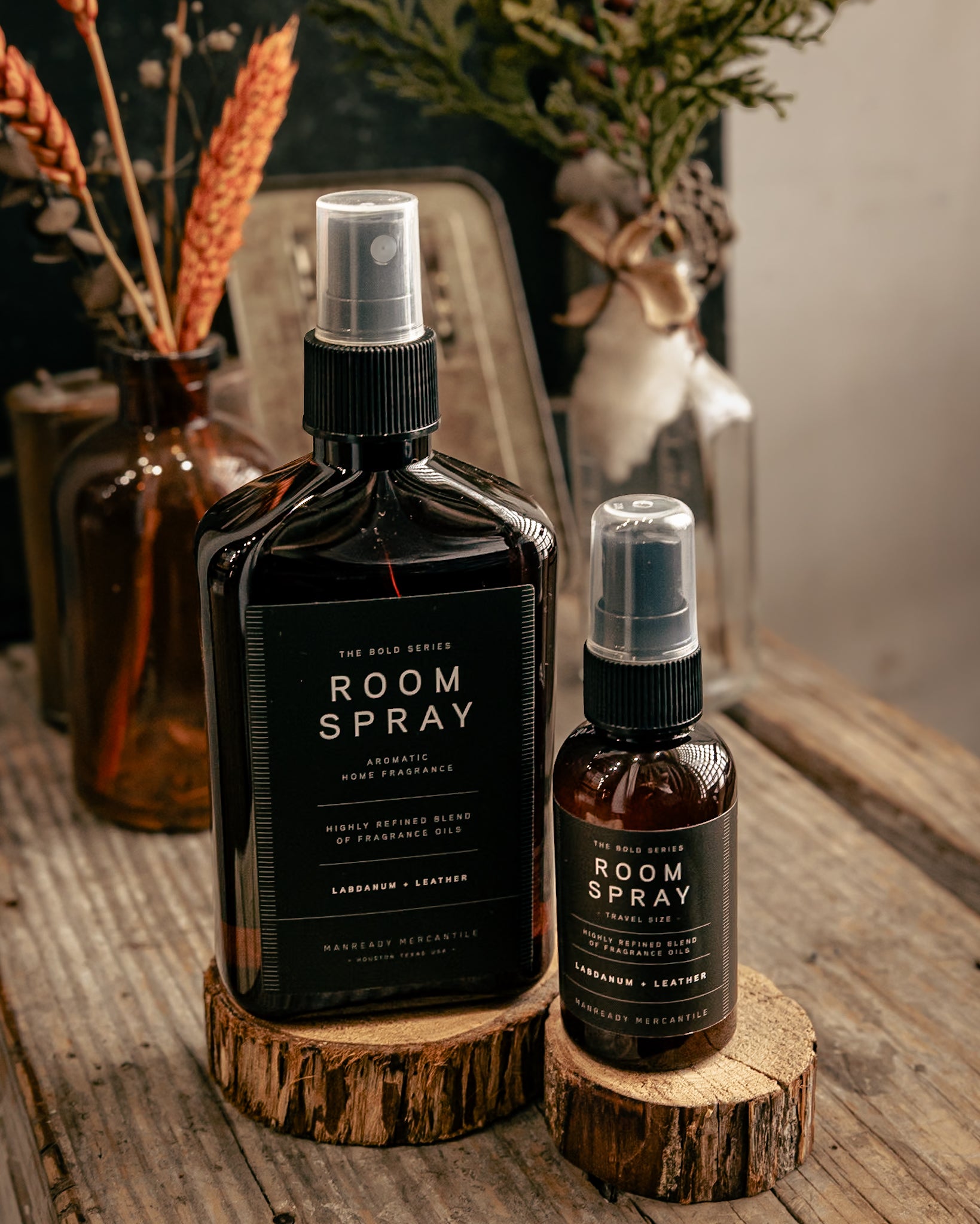 Room Spray | Labdanum + Leather | Manready Mercantile