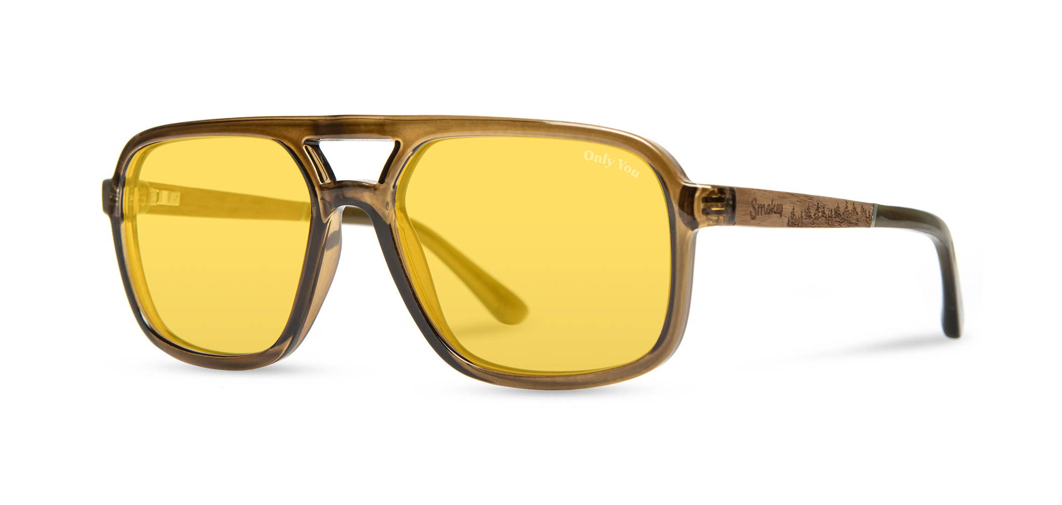 Glacier Sunglasses | Moss: HD Plus Polarized Yellow | Smokey Bear x CA ...