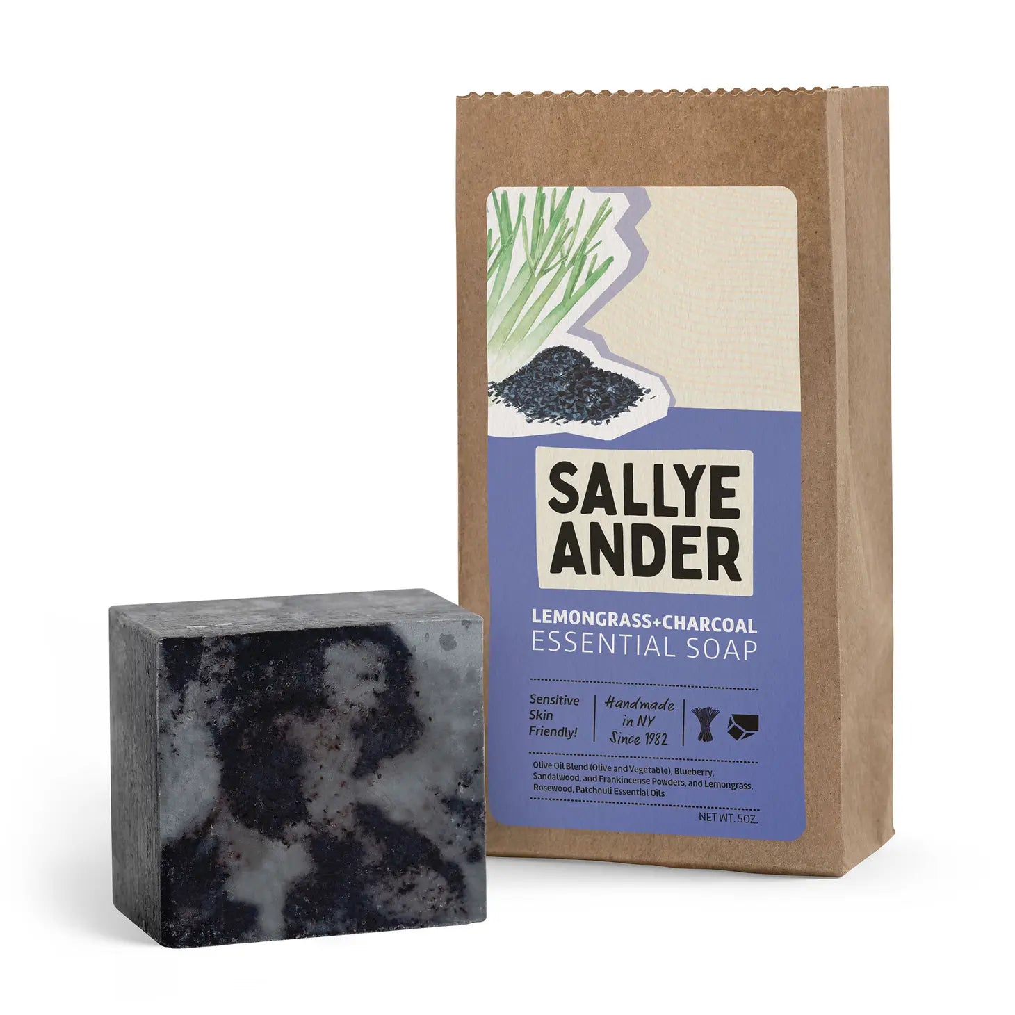 Lemongrass & Charcoal Soap | SallyeAnder – Manready Mercantile