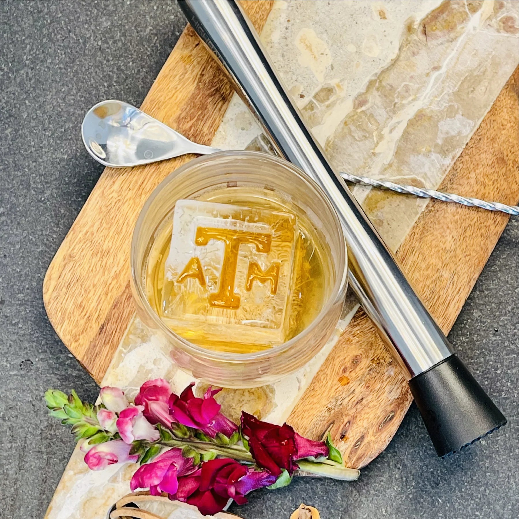 Texas A&M Ice Tray Inserts | Roks Ice – Manready Mercantile